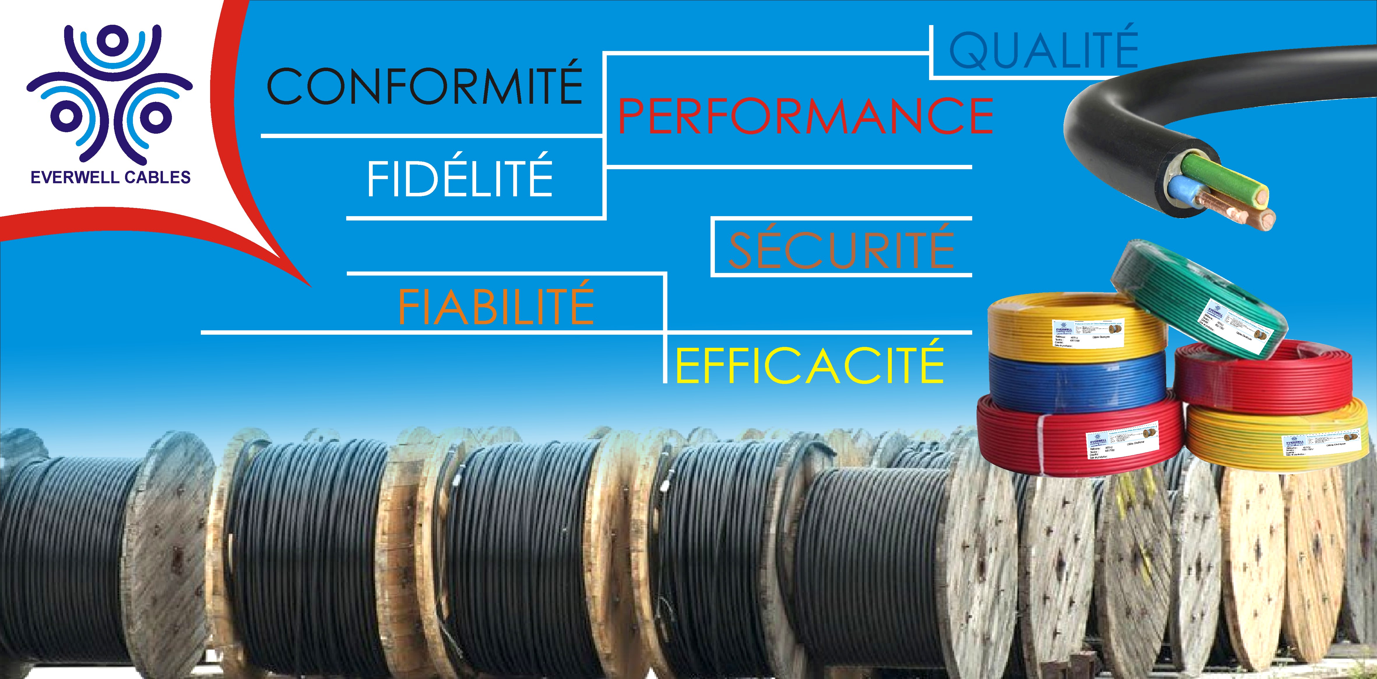 Produits - EVERWELL CAMEROON CABLES & ENGINEERING Produits